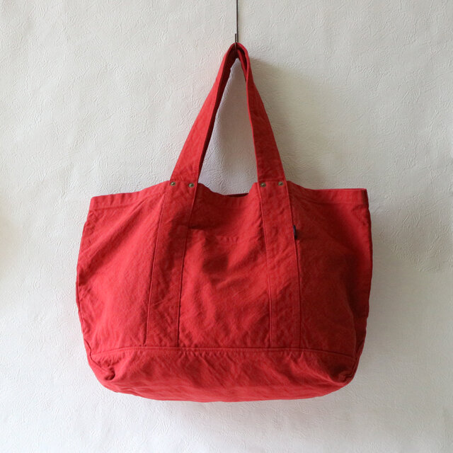 スタンダードトート【2023年秋冬限定カラー・えび】(VC-26 ) | iichi 日々の暮らしを心地よくするハンドメイドやアンティークのマーケットプレイス