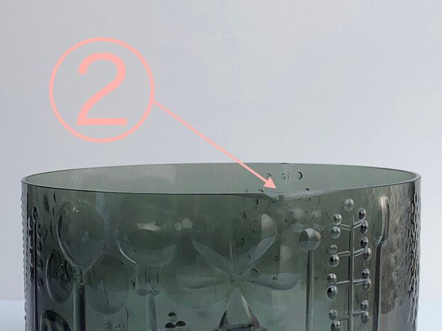 【Nuutajarvi】Flora/フローラ ヴィンテージ 19cm ボウル グレー・ヌータヤルヴィ・オイバトイッカ | iichi 日々の暮らしを心地よくするハンドメイドやアンティークの ...