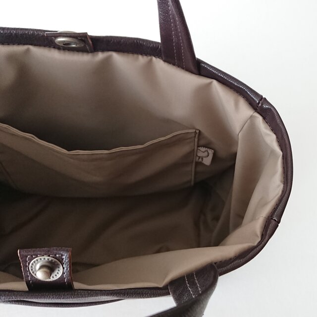annco leather tote [dark brown] | iichi 日々の暮らしを心地よくするハンドメイドやアンティークのマーケットプレイス