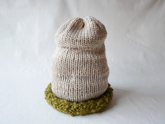 knit cap 「Hazelnut」 | iichi 日々の暮らしを心地よくするハンドメイドやアンティークのマーケットプレイス