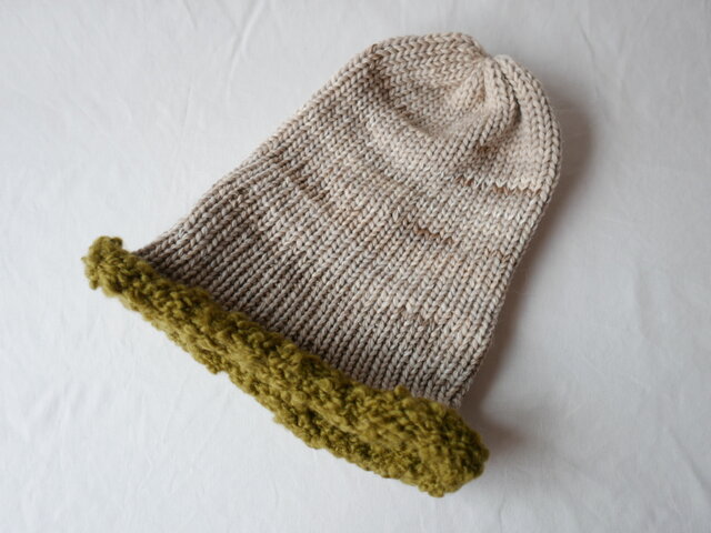 knit cap 「Hazelnut」 | iichi 日々の暮らしを心地よくするハンドメイドやアンティークのマーケットプレイス