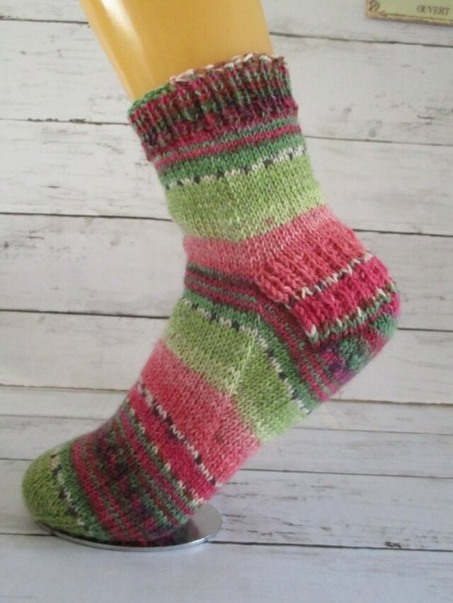 冷え取りソックス ショートタイプ Opal Fresh & Juicy 9360 Erntefrische Paprika | iichi 日々の暮らしを心地よくするハンドメイドやアンティーク ...