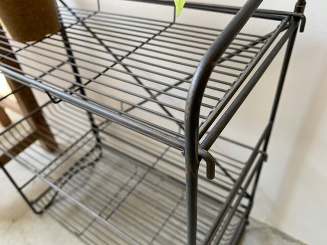 iron slit shelf 4段 | iichi 日々の暮らしを心地よくするハンドメイドやアンティークのマーケットプレイス