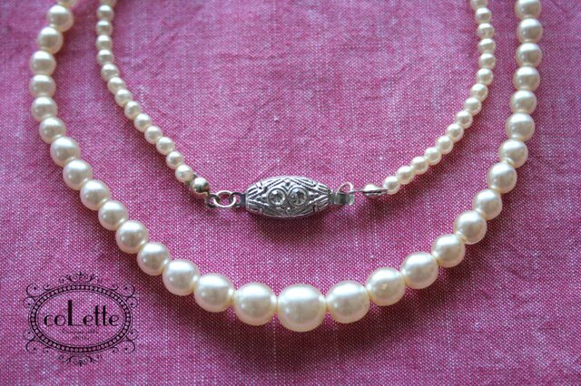 フランスアンティークパールネックレス（AVN-001） | iichi 日々の暮らしを心地よくするハンドメイドやアンティークのマーケットプレイス