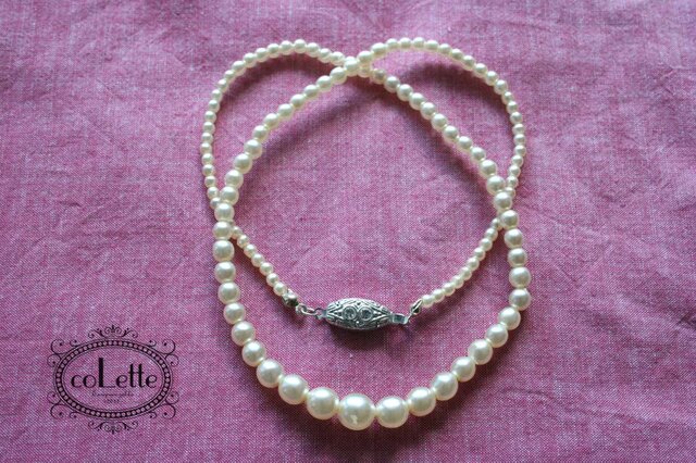 フランスアンティークパールネックレス（AVN-001） | iichi 日々の暮らしを心地よくするハンドメイドやアンティークのマーケットプレイス