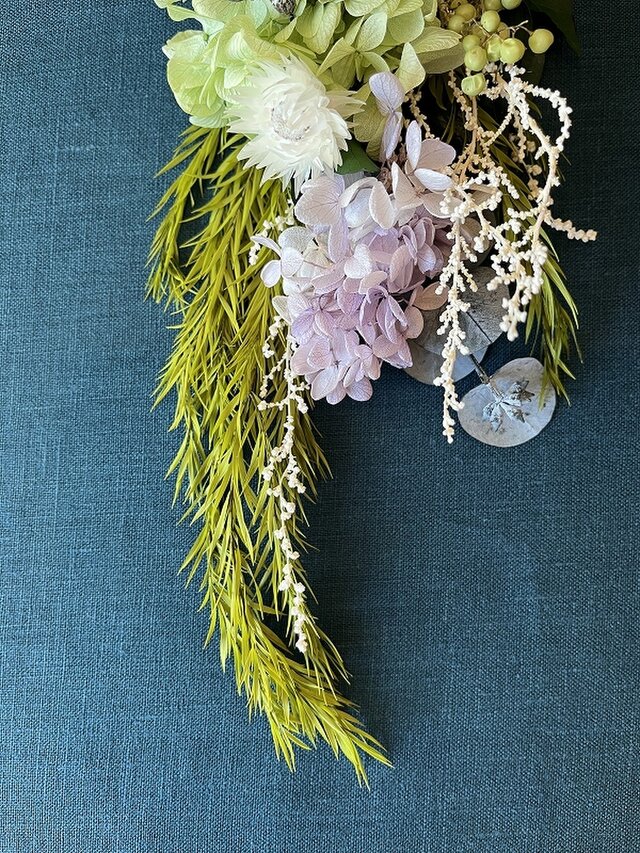 Grass flowers / グラスフラワーズ スワッグ | iichi 日々の暮らしを心地よくするハンドメイドやアンティークのマーケットプレイス