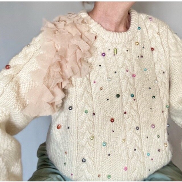 remake knit "d" | iichi 日々の暮らしを心地よくするハンドメイドやアンティークのマーケットプレイス