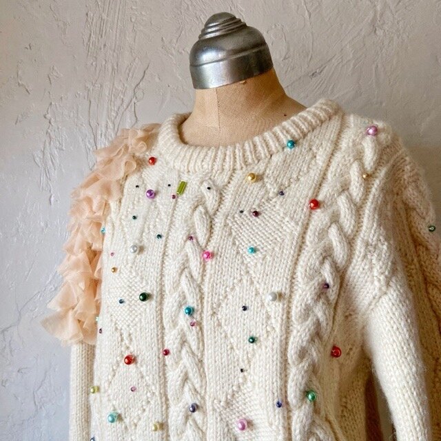 remake knit "d" | iichi 日々の暮らしを心地よくするハンドメイドやアンティークのマーケットプレイス