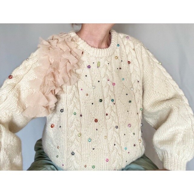 remake knit "d" | iichi 日々の暮らしを心地よくするハンドメイドやアンティークのマーケットプレイス