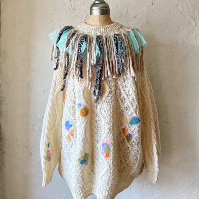 remake knit "a" | iichi 日々の暮らしを心地よくするハンドメイドやアンティークのマーケットプレイス