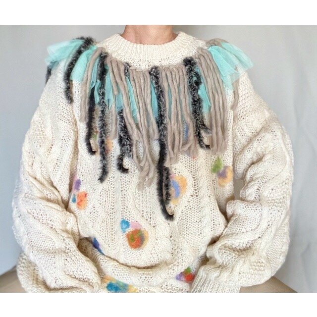 remake knit "a" | iichi 日々の暮らしを心地よくするハンドメイドやアンティークのマーケットプレイス