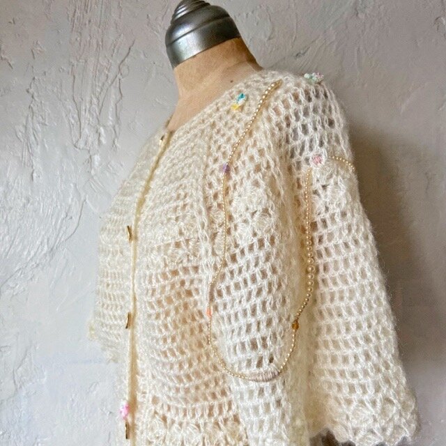 remake knit cardigan | iichi 日々の暮らしを心地よくするハンドメイドやアンティークのマーケットプレイス