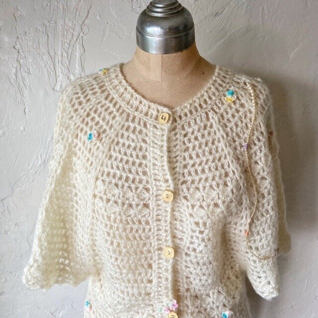 remake knit cardigan | iichi 日々の暮らしを心地よくするハンドメイドやアンティークのマーケットプレイス