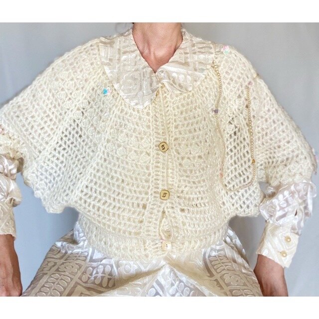 remake knit cardigan | iichi 日々の暮らしを心地よくするハンドメイドやアンティークのマーケットプレイス