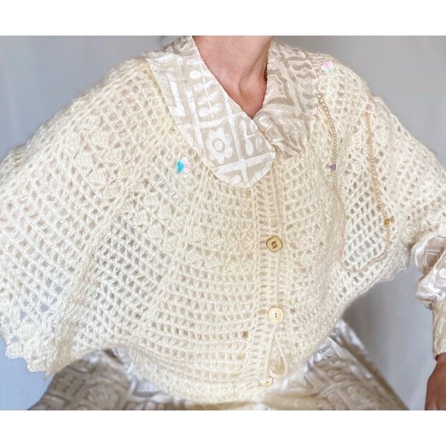 remake knit cardigan | iichi 日々の暮らしを心地よくするハンドメイドやアンティークのマーケットプレイス