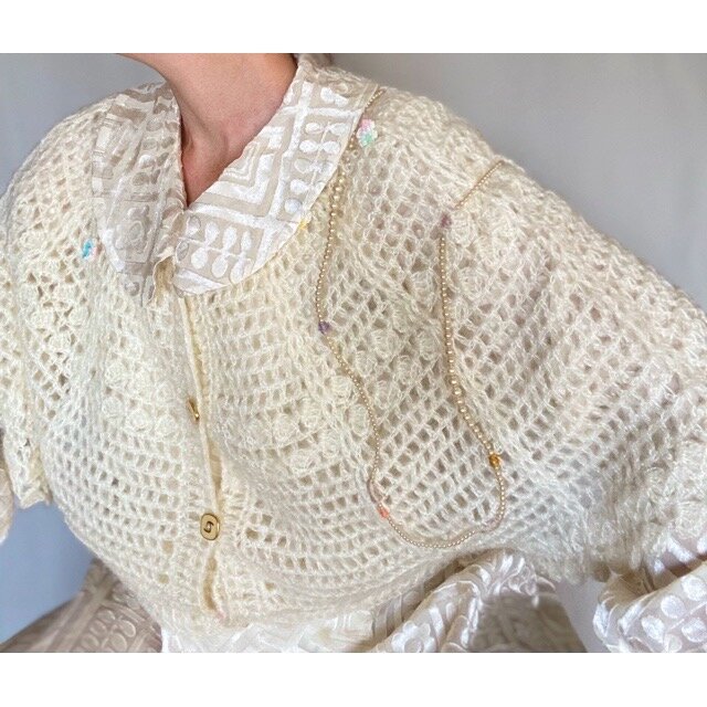 remake knit cardigan | iichi 日々の暮らしを心地よくするハンドメイドやアンティークのマーケットプレイス
