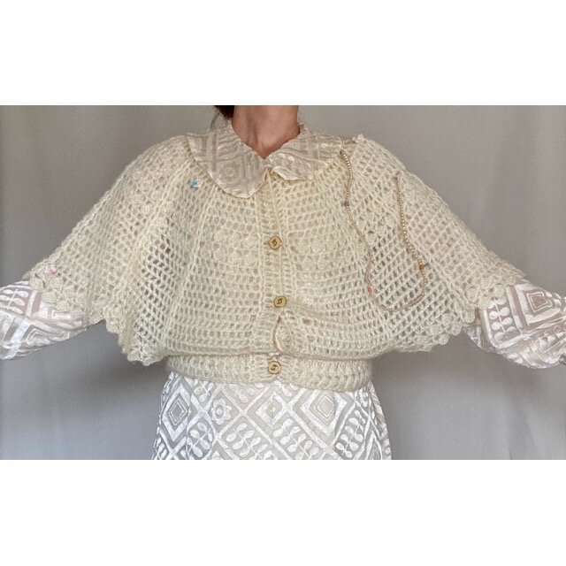 remake knit cardigan | iichi 日々の暮らしを心地よくするハンドメイドやアンティークのマーケットプレイス