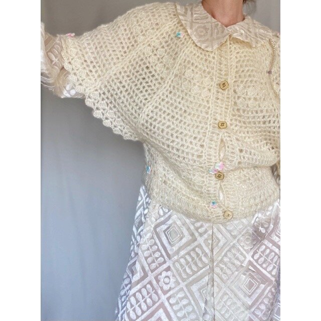 remake knit cardigan | iichi 日々の暮らしを心地よくするハンドメイドやアンティークのマーケットプレイス