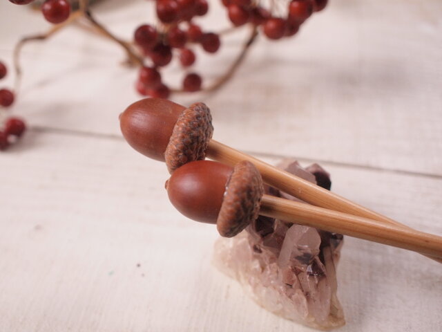 14号編み針 どんぐりの編み針 短め No.51 | iichi 日々の暮らしを心地よくするハンドメイドやアンティークのマーケットプレイス