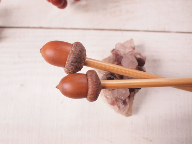 14号編み針 どんぐりの編み針 短め No.52 | iichi 日々の暮らしを心地よくするハンドメイドやアンティークのマーケットプレイス