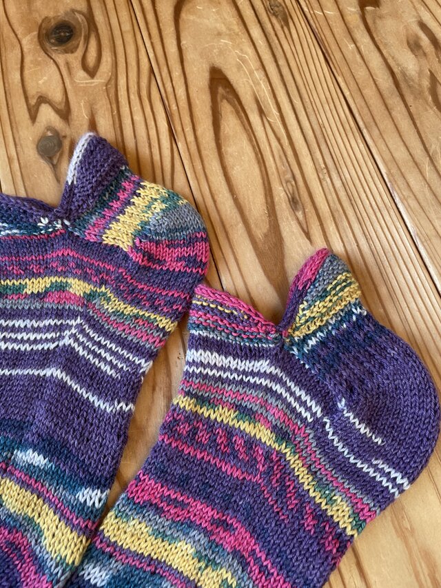 No.1323うつぼソックス189匹め | iichi 日々の暮らしを心地よくするハンドメイドやアンティークのマーケットプレイス