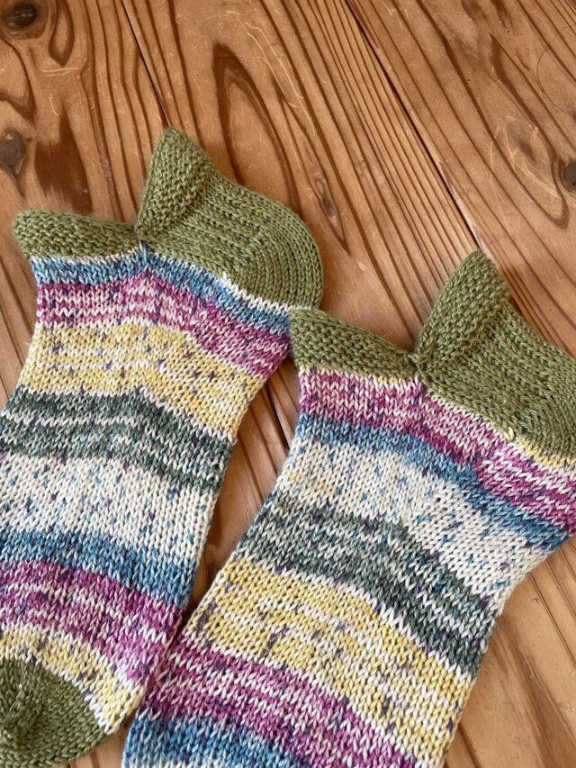 No.1324うつぼソックス190匹め | iichi 日々の暮らしを心地よくするハンドメイドやアンティークのマーケットプレイス