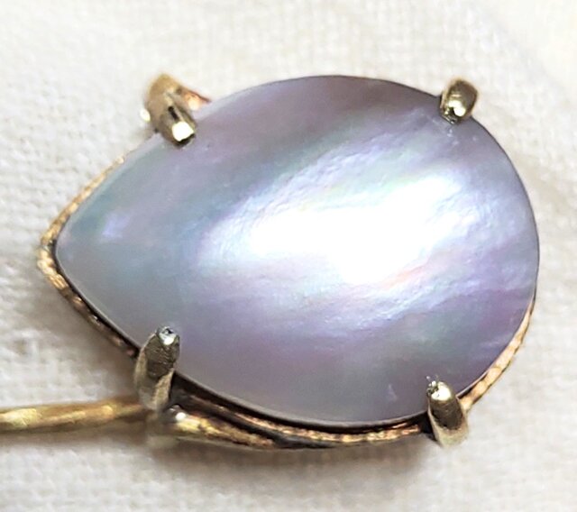 ブリスターパール＊ストールピン | iichi 日々の暮らしを心地よくするハンドメイドやアンティークのマーケットプレイス