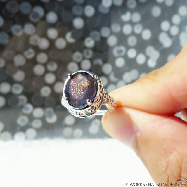 アイオライトサンストーン リング / Iolite Sunstone Ring l l | iichi 日々の暮らしを心地よくするハンドメイドやアンティークのマーケットプレイス