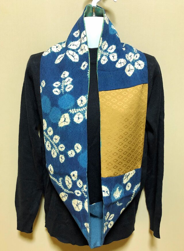 和布着物リメイクスヌード16 | iichi 日々の暮らしを心地よくするハンドメイドやアンティークのマーケットプレイス