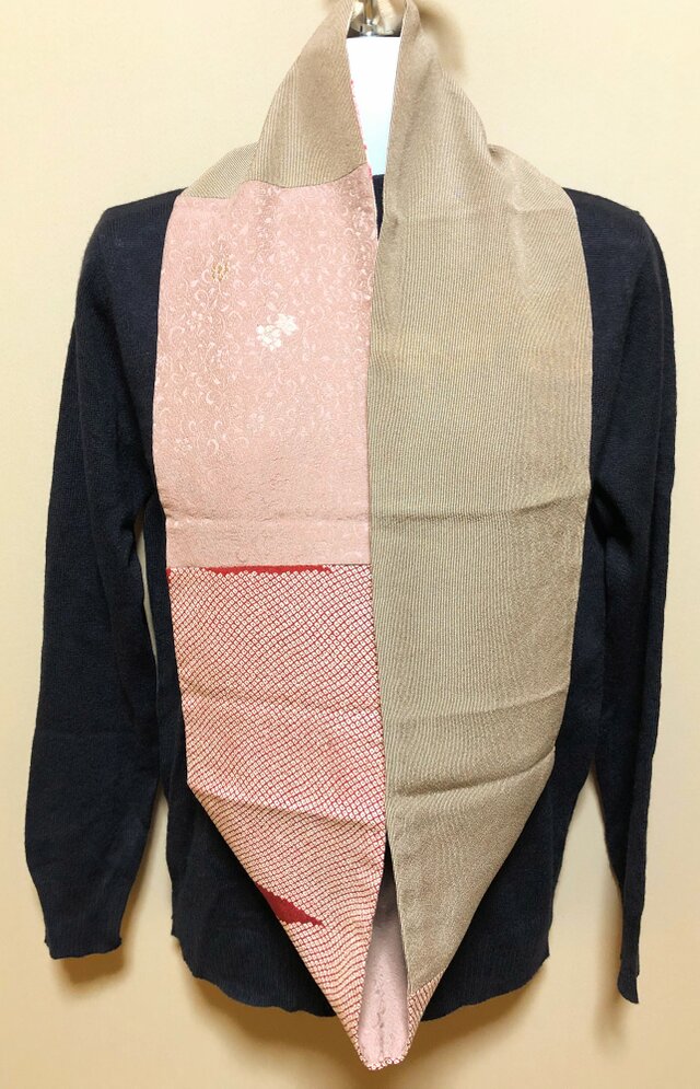 和布着物リメイクスヌード19 | iichi 日々の暮らしを心地よくするハンドメイドやアンティークのマーケットプレイス