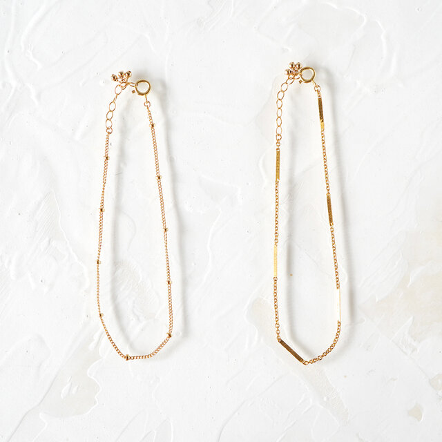 〔14kgf〕 デザインチェーンブレスレット(スティック/ドット) (TM-B079・TM-B080) | iichi 日々の暮らしを心地よくするハンドメイドやアンティークのマーケットプレイス