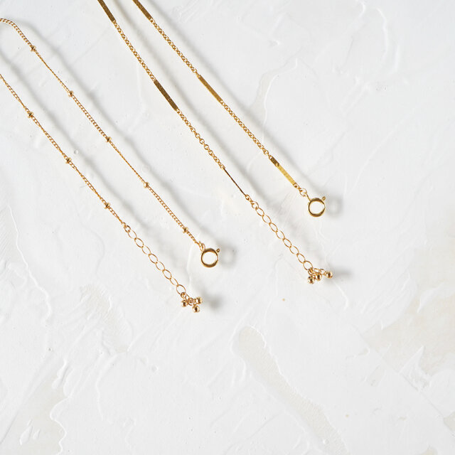 〔14kgf〕 デザインチェーンブレスレット(スティック/ドット) (TM-B079・TM-B080) | iichi 日々の暮らしを心地よくするハンドメイドやアンティークのマーケットプレイス