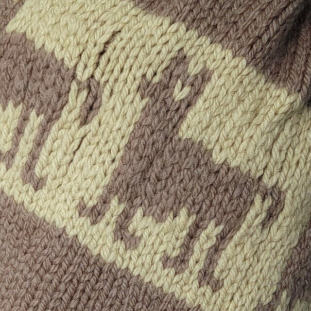 草木染毛糸の手編み帽子 AD-314 | iichi 日々の暮らしを心地よくするハンドメイドやアンティークのマーケットプレイス