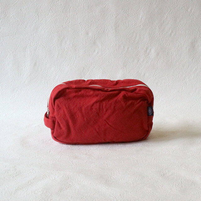 スクエアポーチ【2023秋冬限定カラー・えび】(VC-45) | iichi 日々の暮らしを心地よくするハンドメイドやアンティークのマーケットプレイス