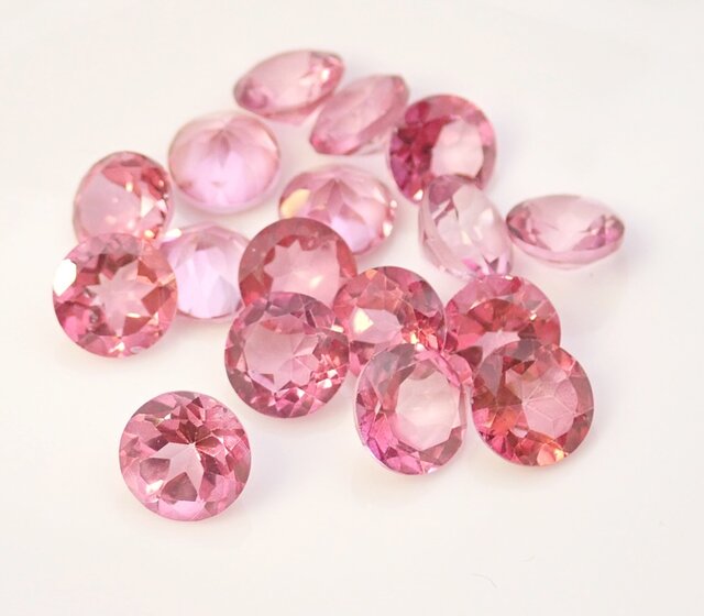 8mmピンクトパーズAAA☆サージカルステンレスピアス*P65 | iichi 日々の暮らしを心地よくするハンドメイドやアンティークのマーケットプレイス