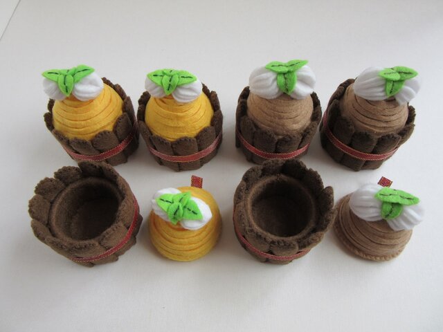 【U様専用商品】《直径5㎝》プチケーキセット | iichi 日々の暮らしを心地よくするハンドメイドやアンティークのマーケットプレイス