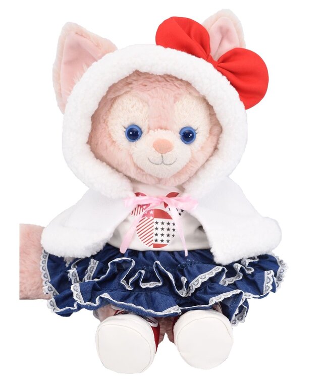 リーナ・ベル 服 着せ替え コスチューム もふもふポンチョ付セット レッド 本体無 Sサイズ用 | iichi 日々の暮らしを心地よくするハンドメイドやアンティークのマーケットプレイス