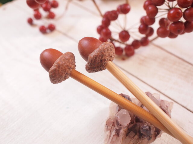 14号編み針 どんぐりの編み針 No.68 | iichi 日々の暮らしを心地よくするハンドメイドやアンティークのマーケットプレイス