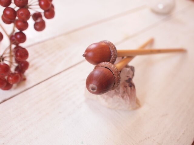 14号編み針 どんぐりの編み針 短め No.65 | iichi 日々の暮らしを心地よくするハンドメイドやアンティークのマーケットプレイス