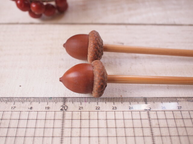 10号編み針 どんぐりの編み針 短め No.59 | iichi 日々の暮らしを心地よくするハンドメイドやアンティークのマーケットプレイス