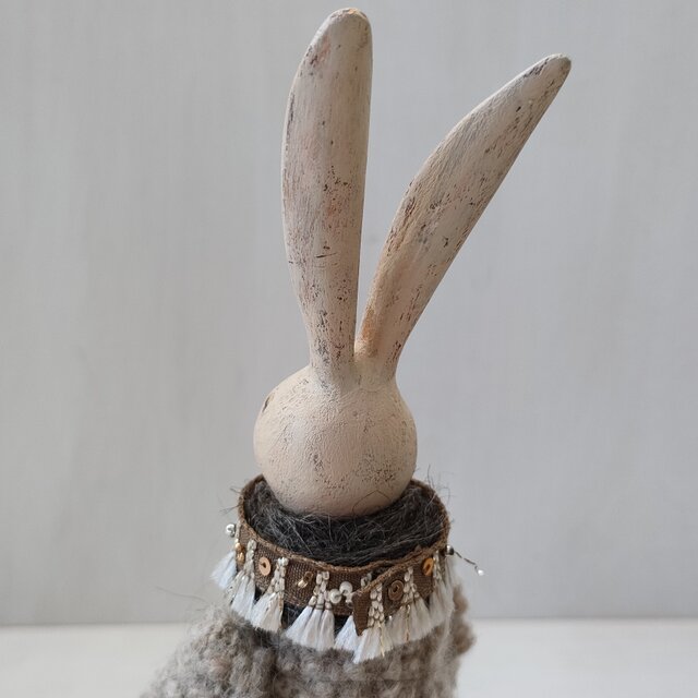 うさぎ mocha (b) | iichi 日々の暮らしを心地よくするハンドメイドやアンティークのマーケットプレイス