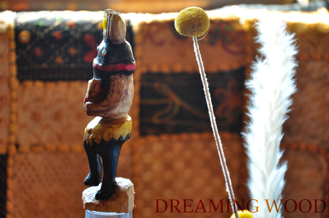 アパッチクラウンダンサー Apache Clown Dancer Katsina | iichi 日々の暮らしを心地よくするハンドメイドや ...