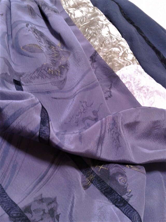 送料無料 様々な着物地のマキシスカート | iichi 日々の暮らしを心地よくするハンドメイドやアンティークのマーケットプレイス