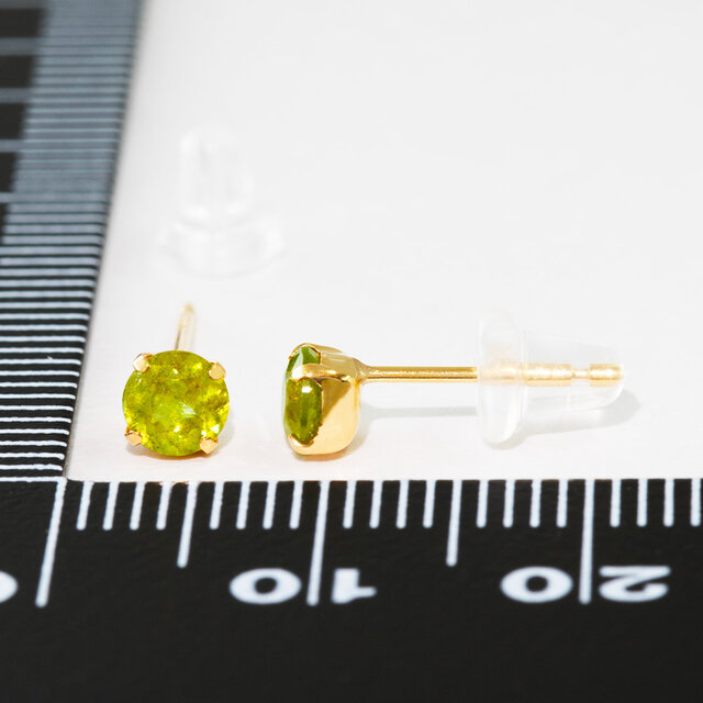 K18 スフェーン ピアス CD004-CIBSJM | iichi 日々の暮らしを心地よくするハンドメイドやアンティークのマーケットプレイス