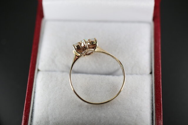 英国 ビンテージ イギリス ゴールド 指輪 リング 天然 サファイア オパール 純金率 375 宝石 ジ鑑定書 J106 | iichi 日々の暮らしを心地よくするハンドメイドやアンティークの ...