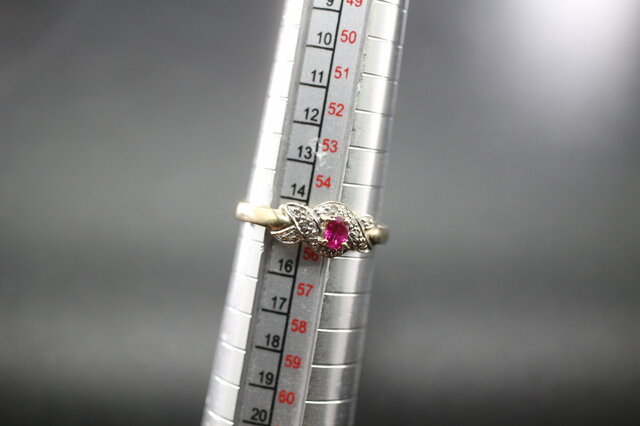 絶品 英国 ビンテージ イギリス ゴールド 指輪 リング 天然 ルビー ダイアモンド 純金率 375 鑑定書 J111 | iichi 日々の暮らしを心地よくするハンドメイドやアンティークの ...
