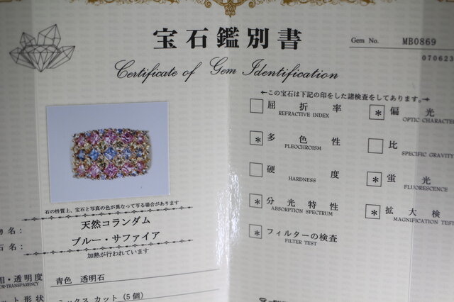 英国 ビンテージ イギリス ゴールド 指輪 リング 天然 サファイア ピンク ブルー イエロー 375 鑑定書 J113 | iichi 日々の暮らしを心地よくするハンドメイドやアンティークの ...