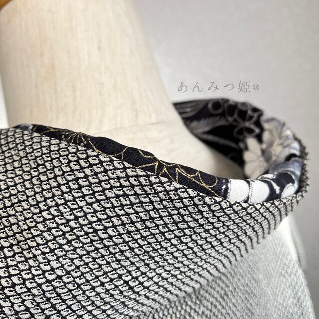 正絹の半衿 水墨カラーの草花【ラスト】 | iichi 日々の暮らしを心地よくするハンドメイドやアンティークのマーケットプレイス