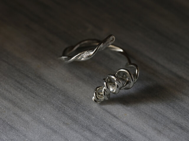 TOLOLY 錫のリング B | iichi 日々の暮らしを心地よくするハンドメイドやアンティークのマーケットプレイス