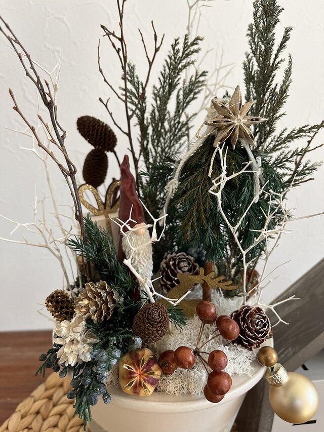 2023 Christmas Wonder holiday / ワンダーホリデー ML（サンタ×ツリー×プレゼント） | iichi 日々の暮らしを心地よくするハンドメイドやアンティークの ...